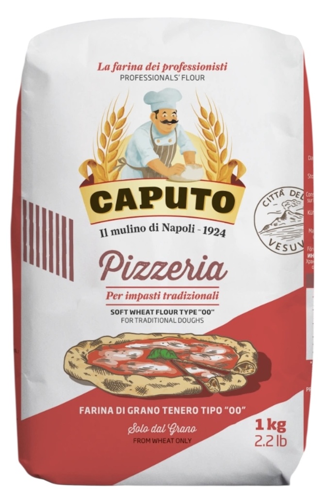 Caputo - Pizza Soft Wheat Flour Type "00" 1Kg | BORGOVIVO SHOP